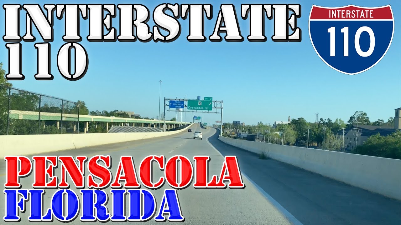 I-110 South - Pensacola - Florida - 4K Highway Drive - YouTube
