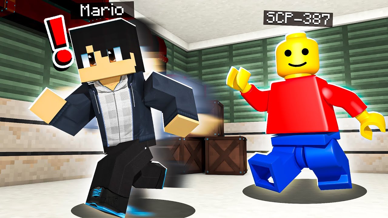 SCP-387 LegoMan Hunts Mario! | Minecraft SCP Roleplay - YouTube