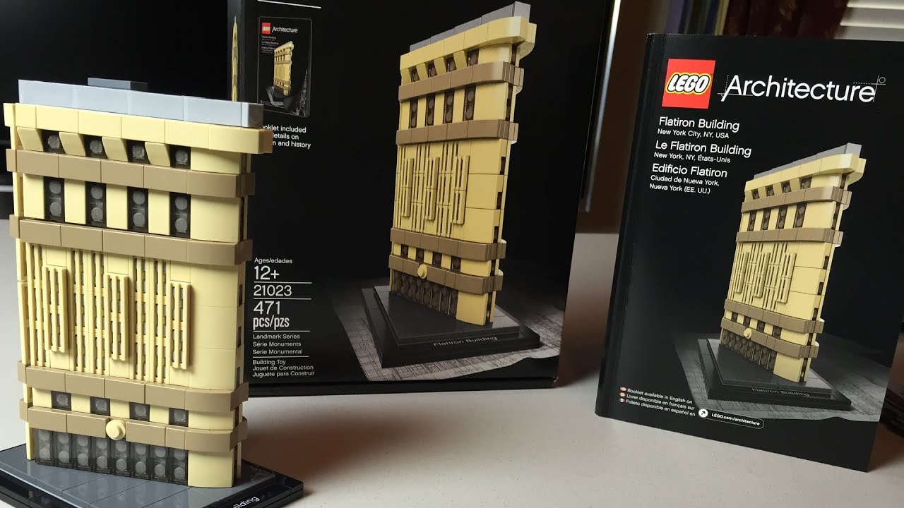 Lego Architecture Series Flatiron Building - Review & Speedb - YouTube