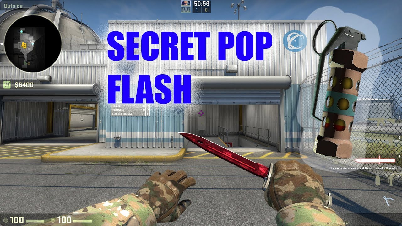 How to pop flash for yourself at secret - YouTube