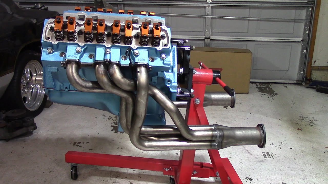 Olds 455 Build Part 11 Kooks Headers Dipstick Oil Filter Housing
