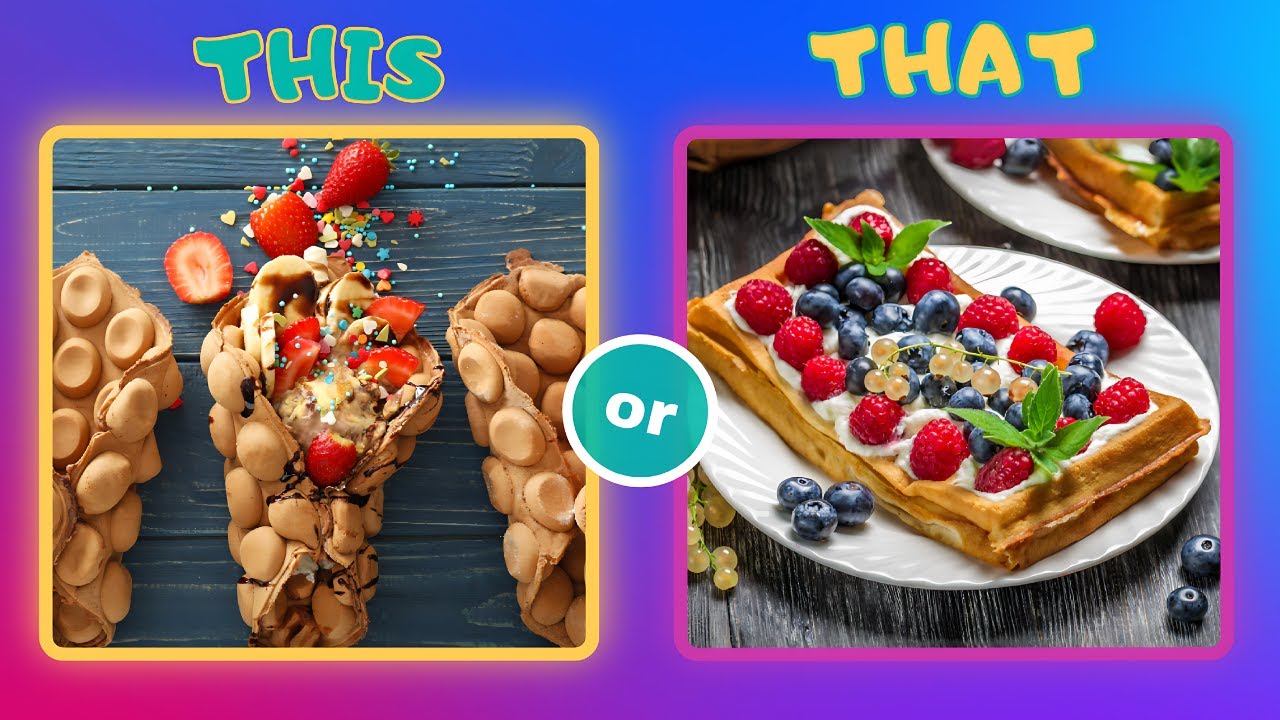 THIS OR THAT: Food Edition 🍔🍕 | What's Your Pick? 🤔 - YouTube