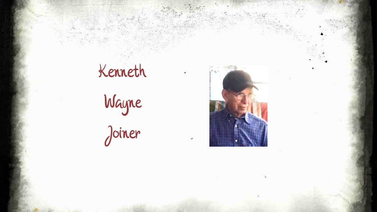 Kenneth Wayne Joiner Graveside Service - YouTube