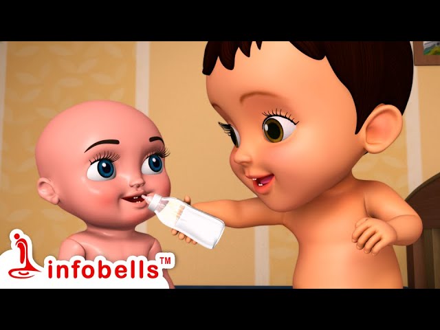 Dolly's Sleep Time - Kids Pretend Play | Kids Cartoons | Infobells ...