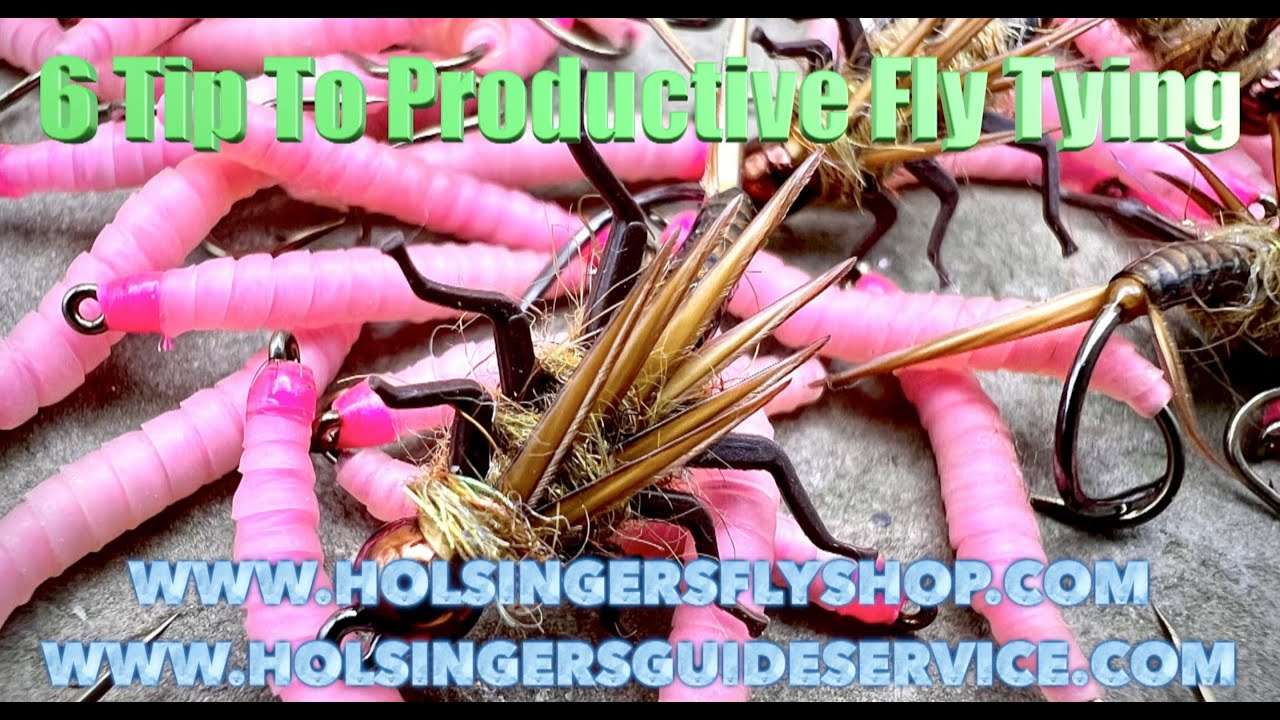 6 Tips To Productive Fly Tying - YouTube