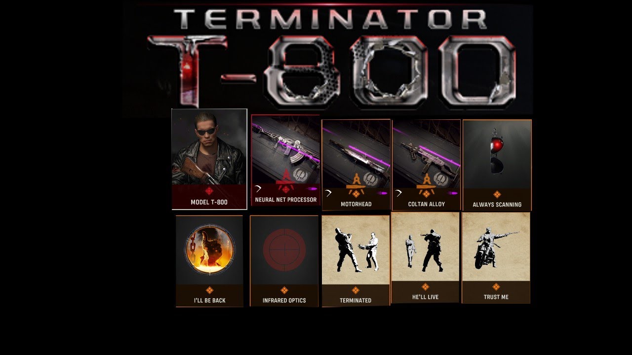 Come with me if you want to live | T800 Bundle | Showcase | Call of ...