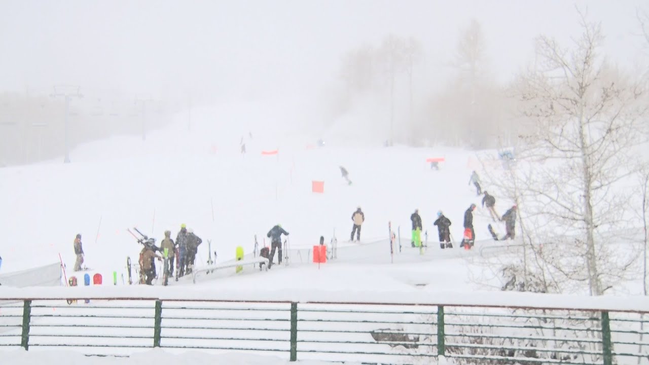 Powderhorn Ski Resort gets 20 inches of snow in 24 hours - YouTube