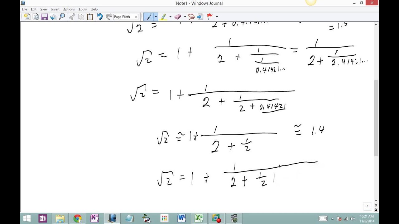 Continued Fractions 2 - YouTube