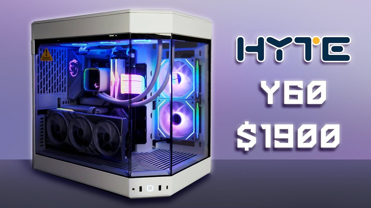 Using HYTE Y60 to Build a $1900 White Gaming PC | HYTE Y60 Gaming PC ...