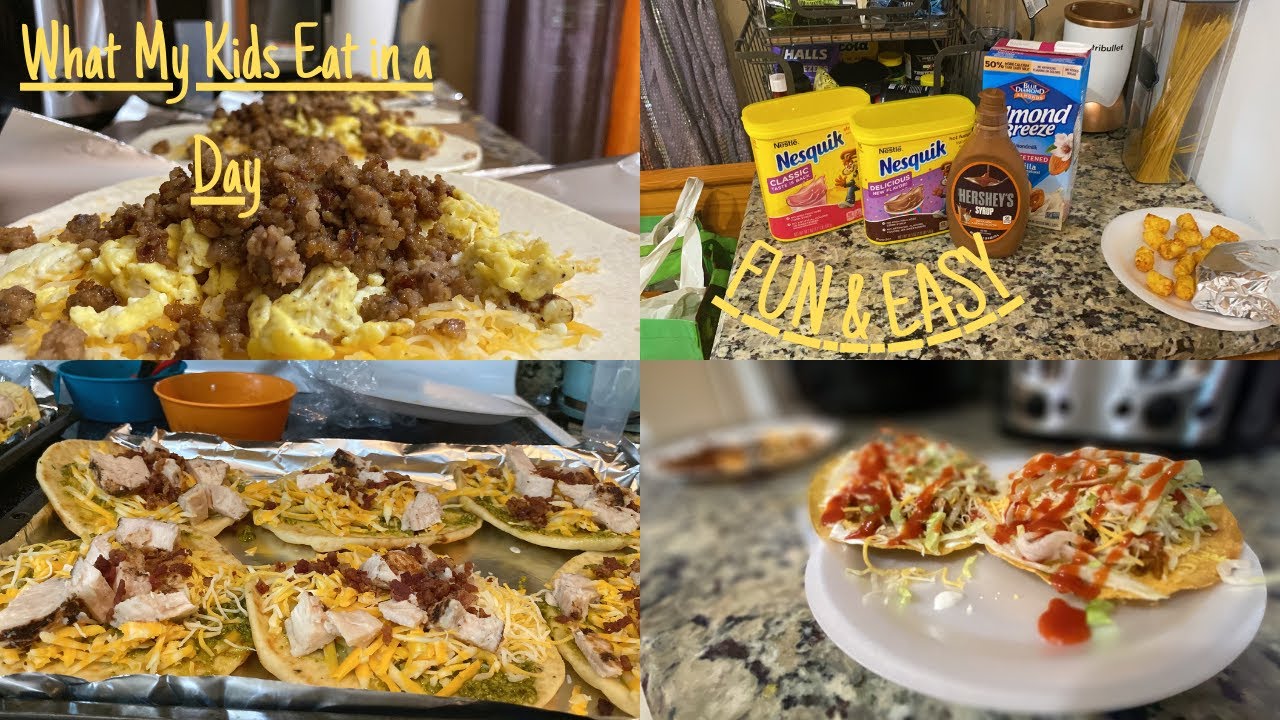 Summer Meals|What My 6 Kids Eat in a Day - YouTube