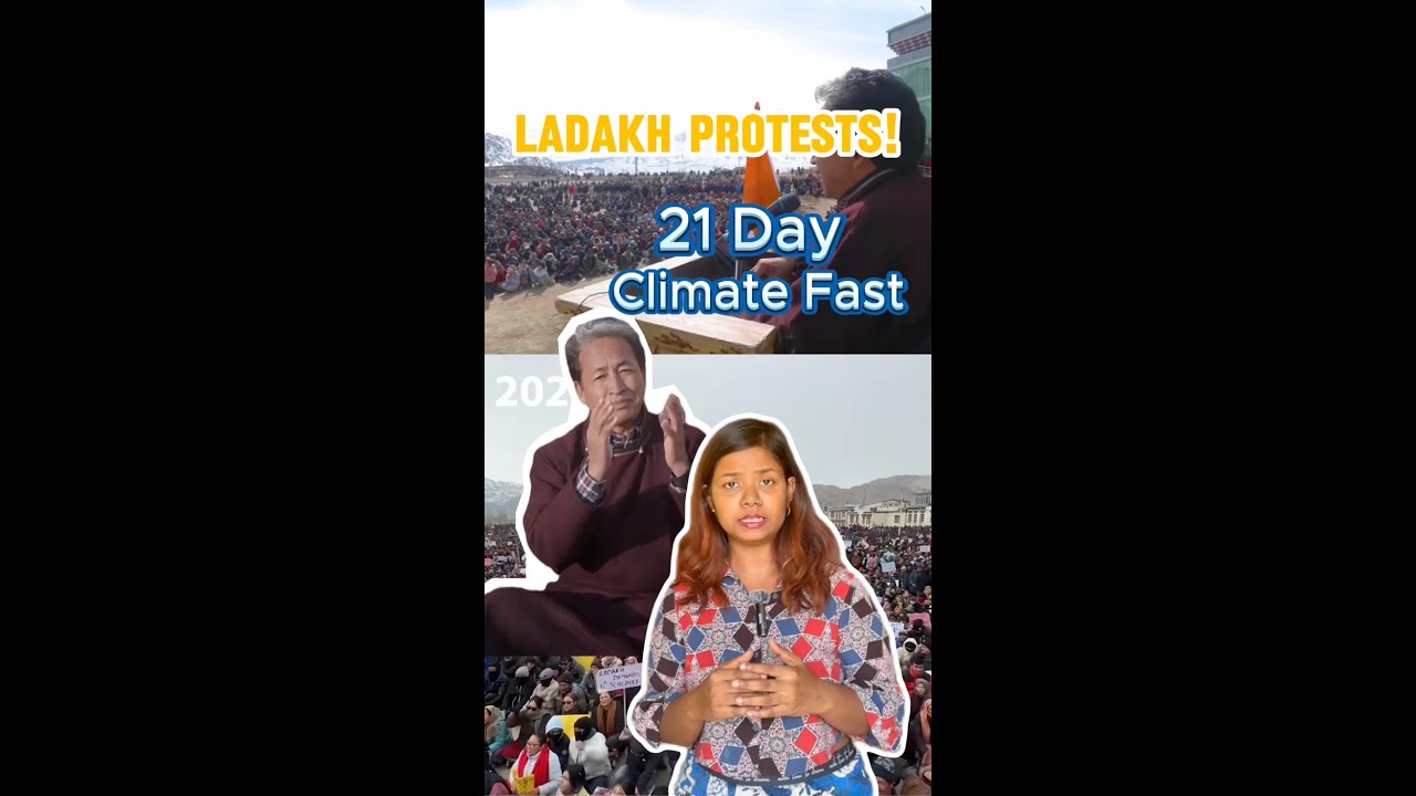 Ladakh Protests and Climate Change - YouTube