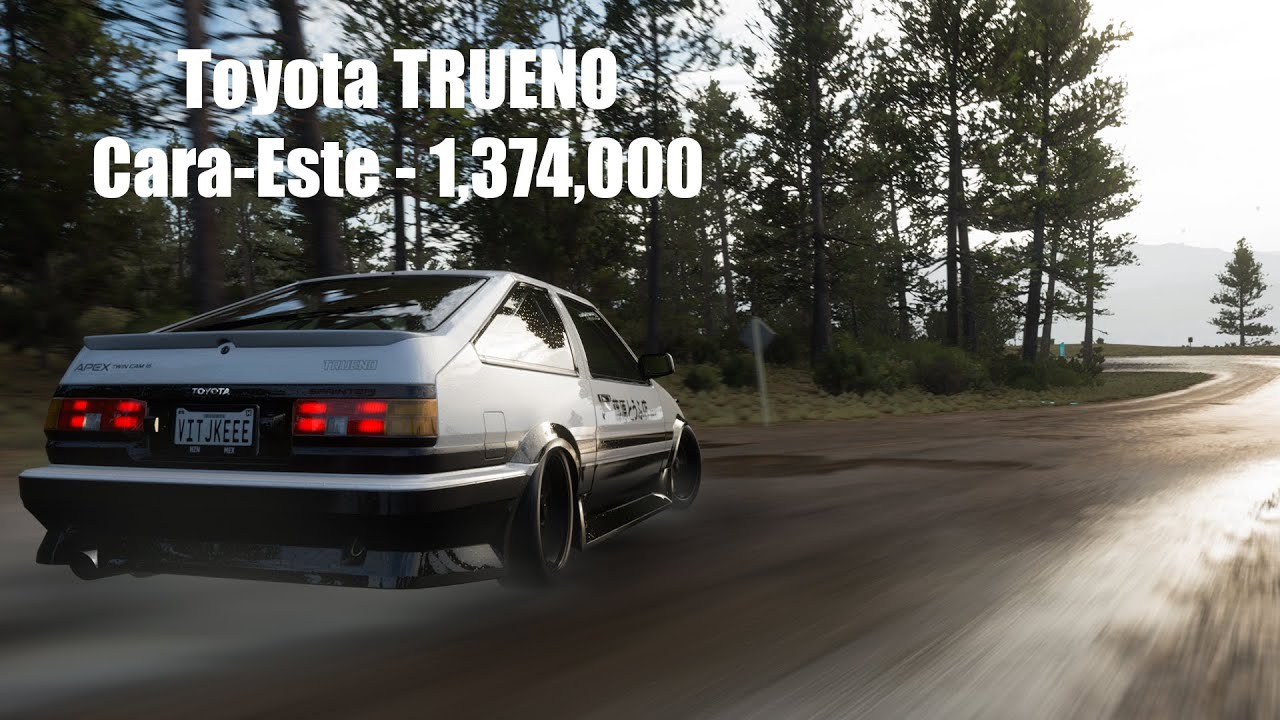 Toyota TRUENO AE86 - 1,374,000 #FH5 - YouTube