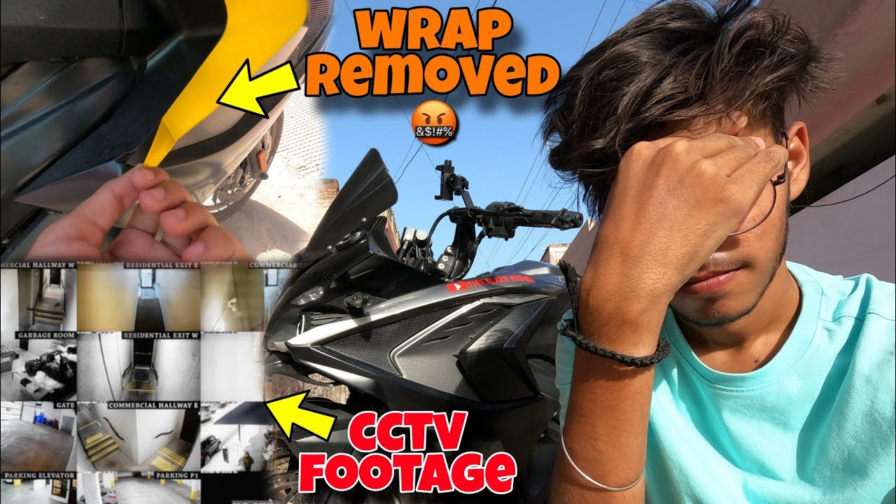Finally Apni Bike Ka Wrap Hatane Vala Mil Gya 🤬 || Cctv Footage Mil Gai ...