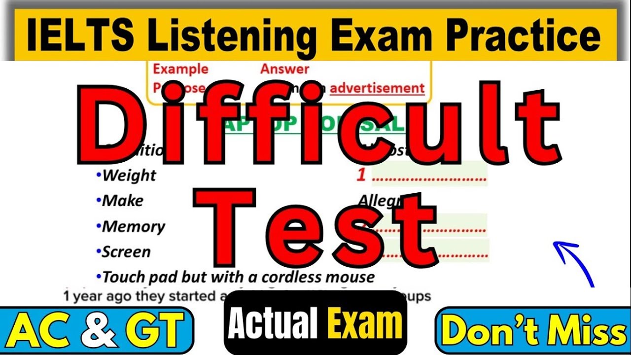 DIFFICULT EXAM 29 NOVEMBER 2025 IELTS LISTENING PRACTICE TEST 2025 WITH ...
