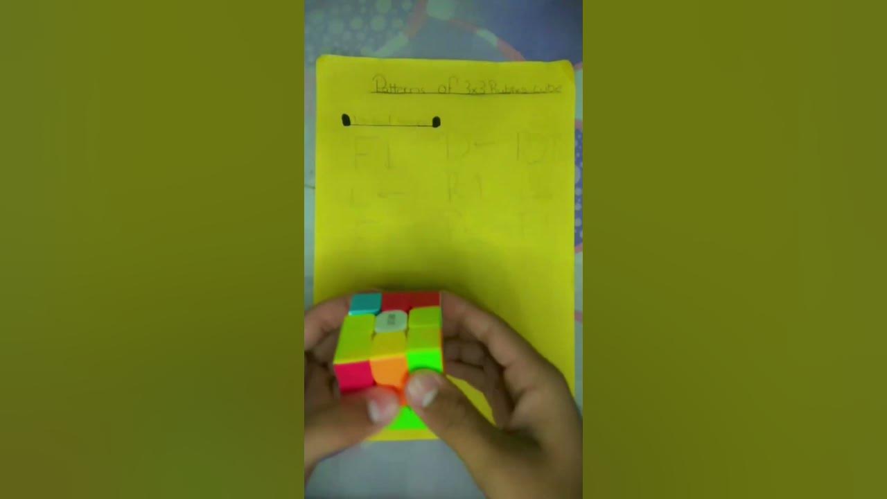 Vertical Stripe Pattern On 3x3 Rubik's Cube - YouTube