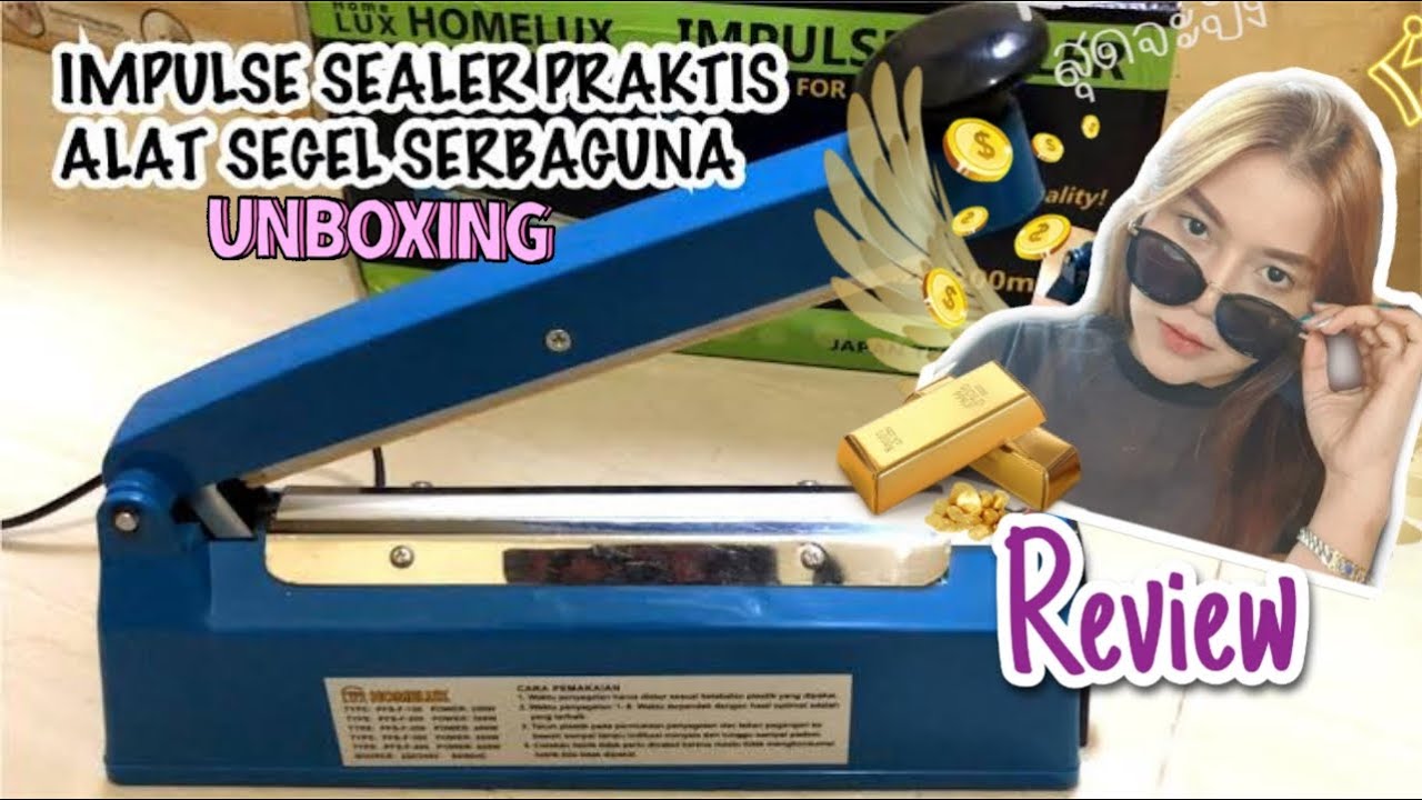 NEW HEAT PRESS UNBOXING || IMPULSE SEALER Q2 PFS-200 20CM - YouTube