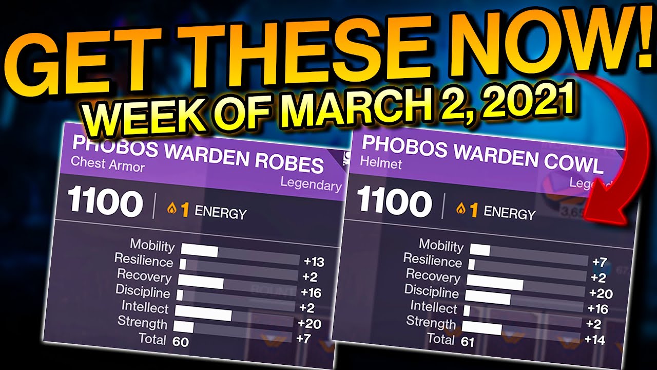 Destiny 2: HIGH STAT ARMOR ROLLS | Warlocks GO TO ZAVALA! [Mar. 2nd ...