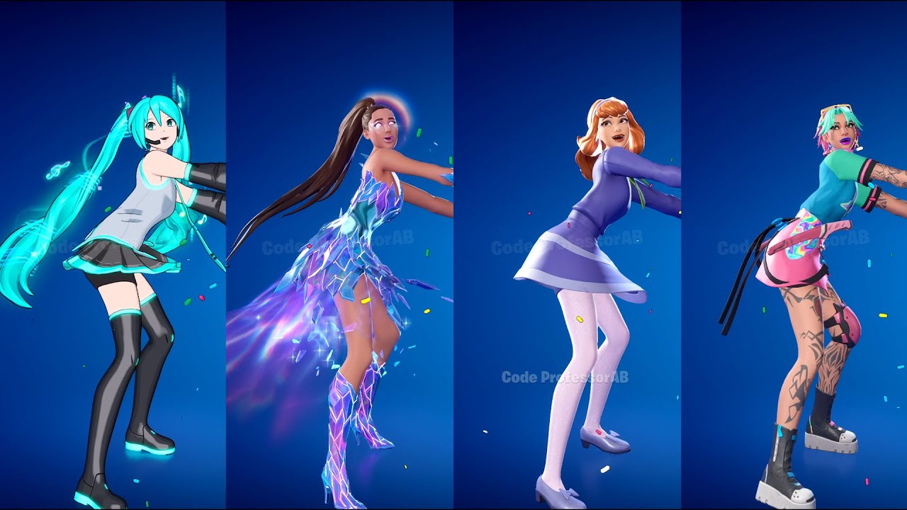 Fortnite I Am Evil Homer Emote With Hatsune Miku Ariana Grande Daphne ...