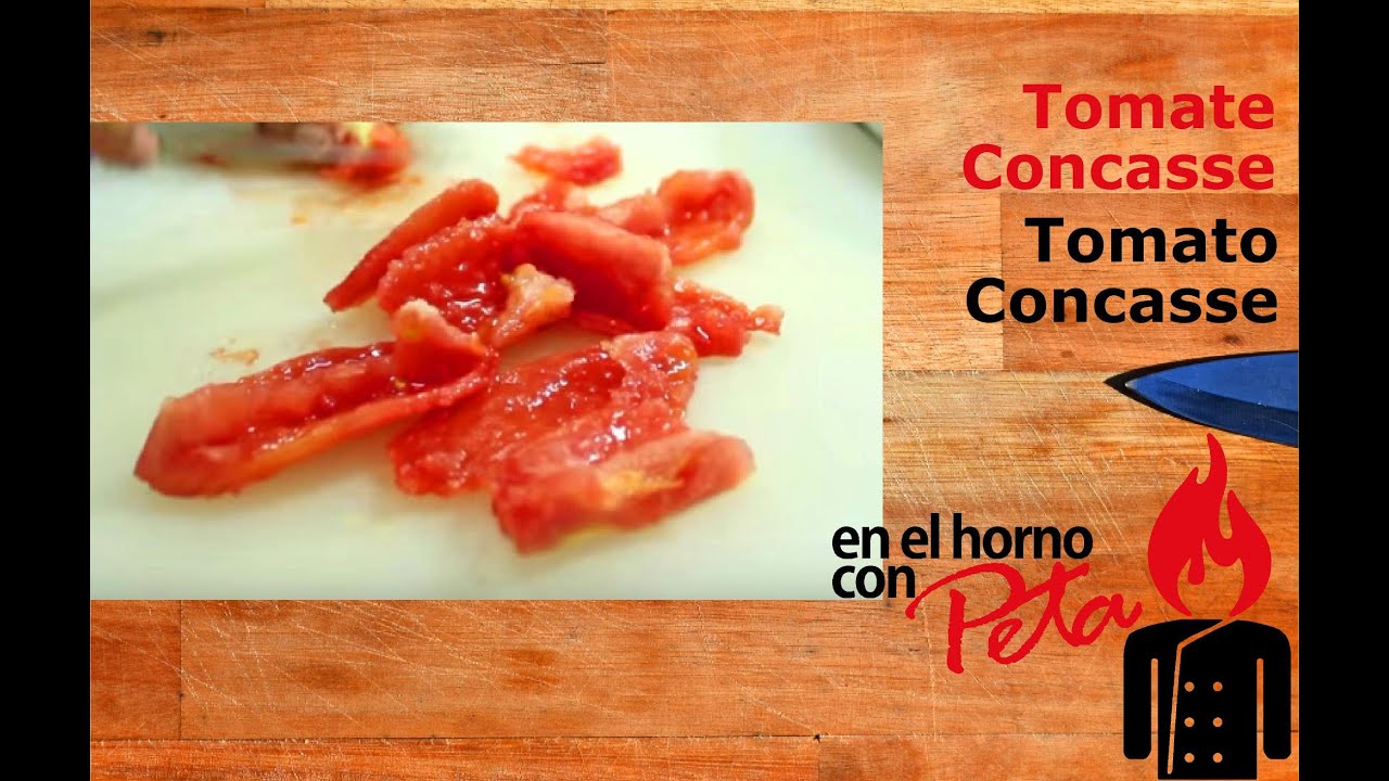 Tomate Concassé - Como se hace - YouTube