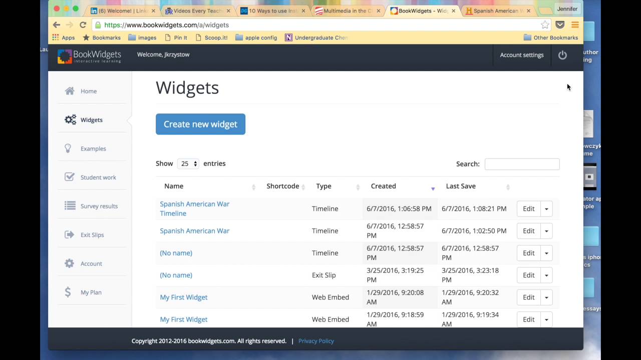 Bookwidgets example - YouTube