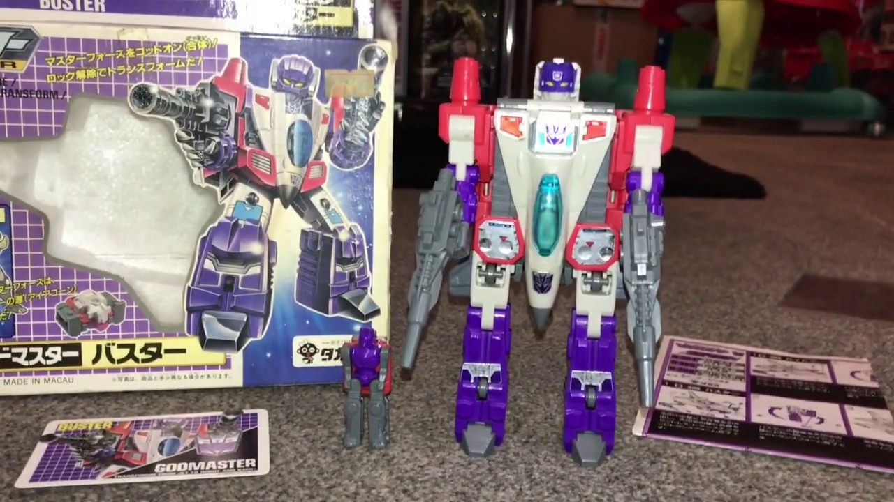 Transformers G1 Japanese exclusive buster. Godmaster, powermaster ...