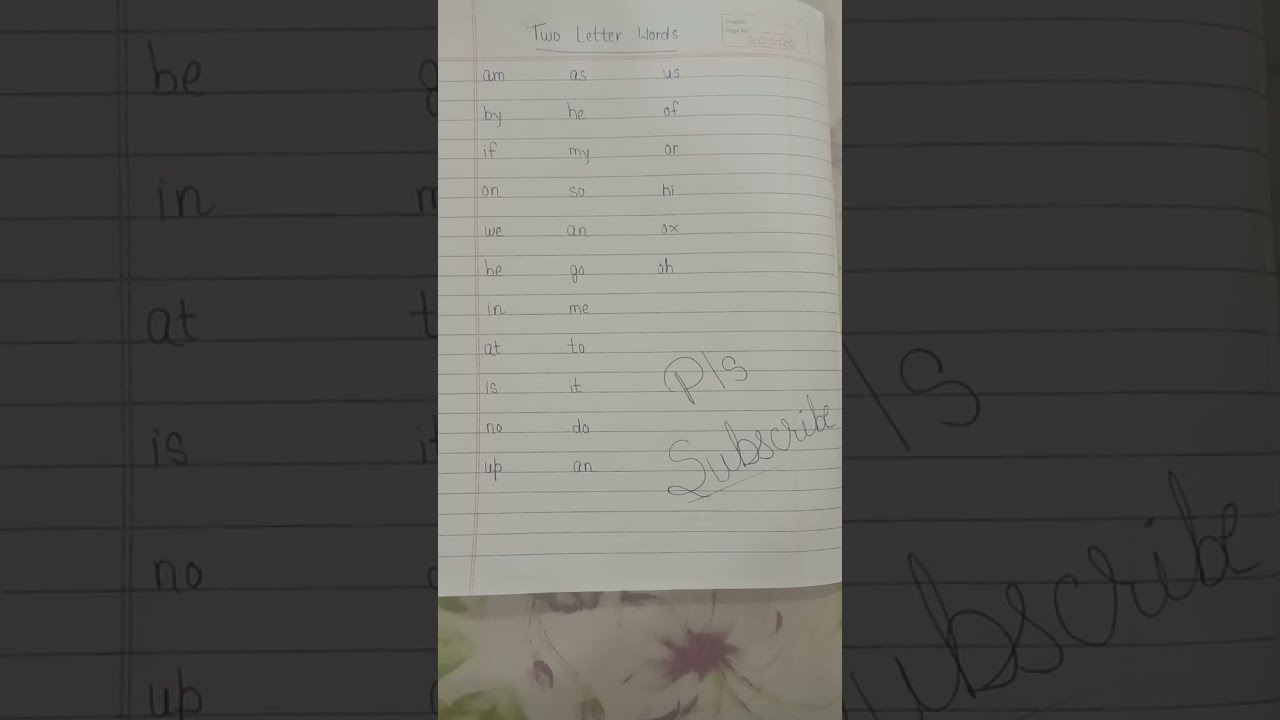 Two Letter Words English Reading shorts Two Letter Words For Lkg Two Letter Words English Reading shorts Two Letter Words For Lkg