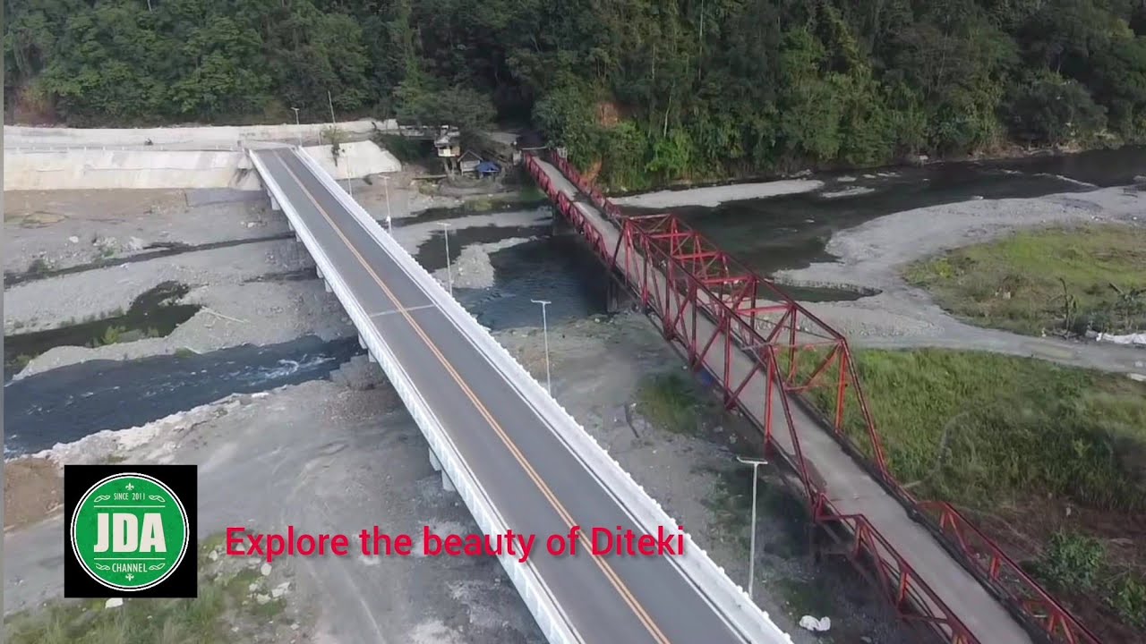Exploring Diteki Bridge/River in San Luis - YouTube
