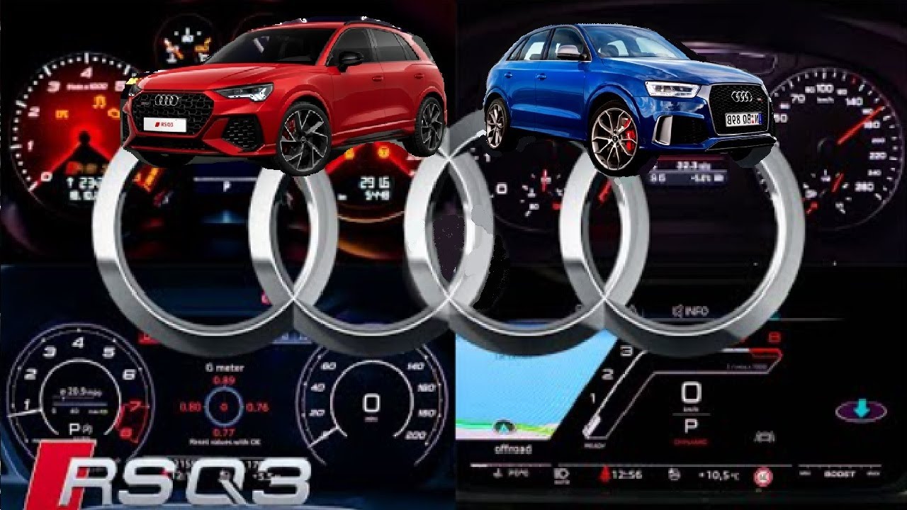 Audi RS Q3 Acceleration Battle (2013-2022) - YouTube