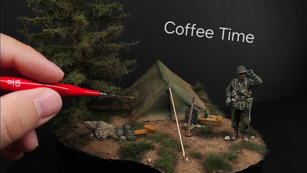 1945 WW2 Diorama 1/35 - ''Coffee Time'' - YouTube