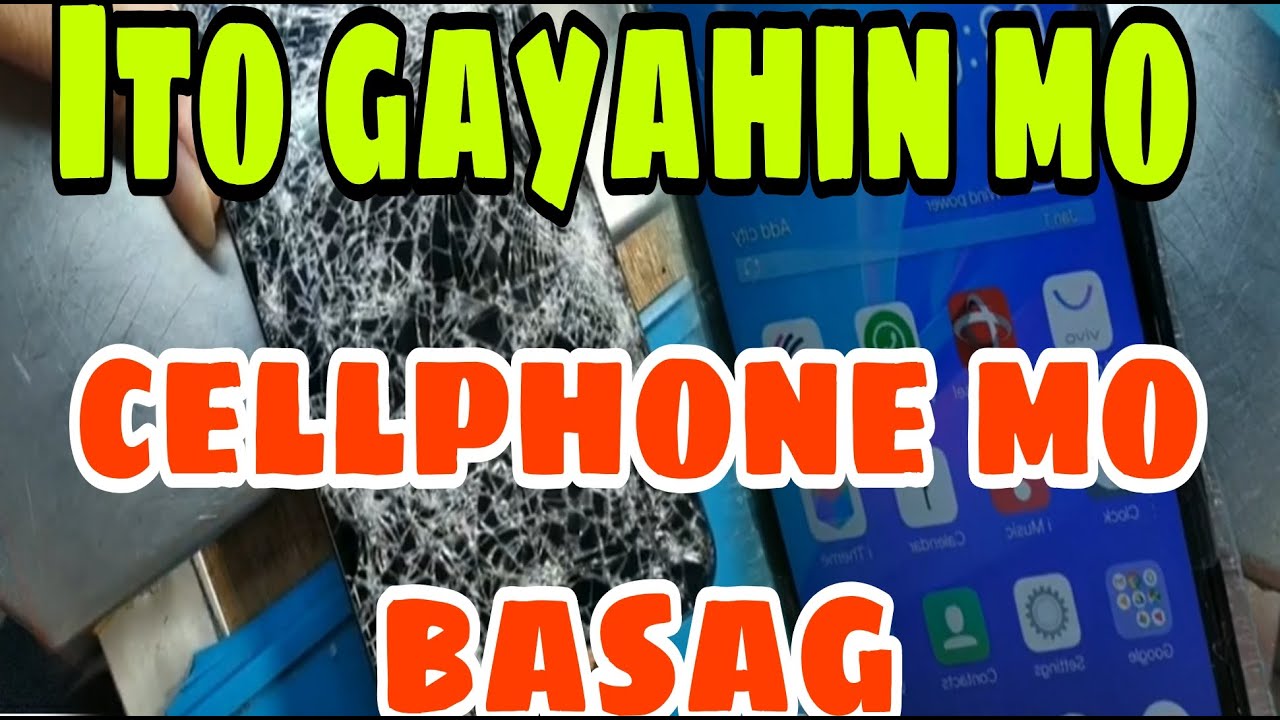 PAANO PALITAN ANG BASAG NA LCD CELLPHONE TIPS TUTORIAL SOLUTION - YouTube