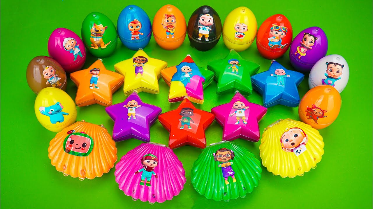 Satisfying ASMR🌈 Looking Cocomelon, Pinkfong Rainbow SLIME with Piping ...