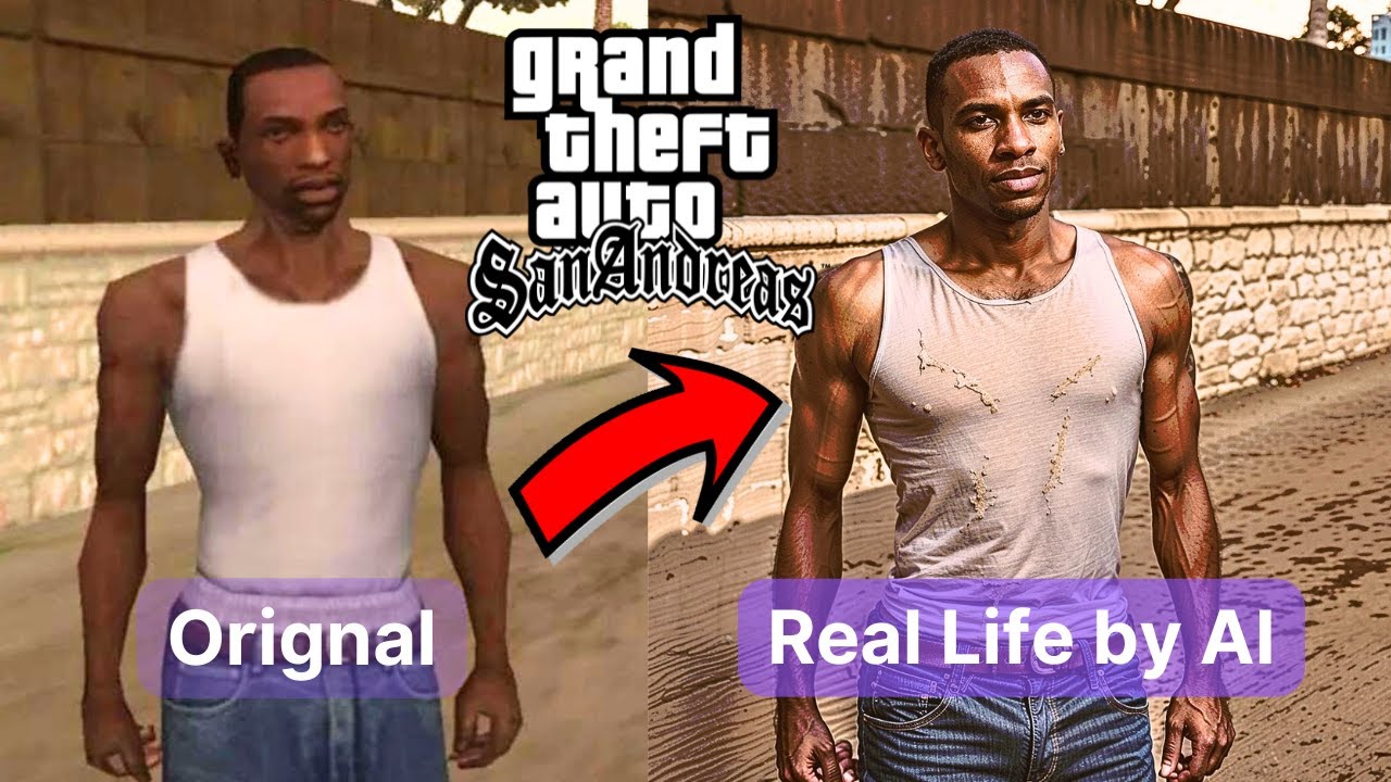 GTA SA Characters Enhanced by AI. #gta #gtasanandreas #ai - YouTube