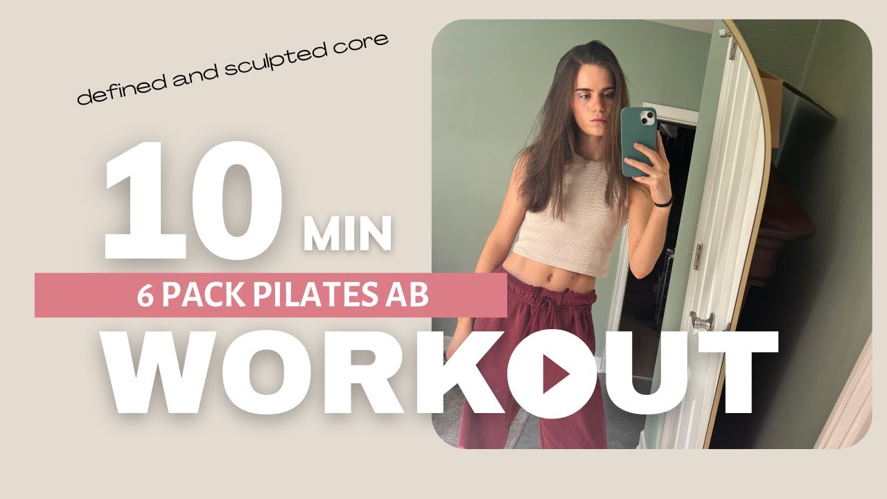 10 minute 6 Pack Ab workout// sculpted & defined core // No equipment ...