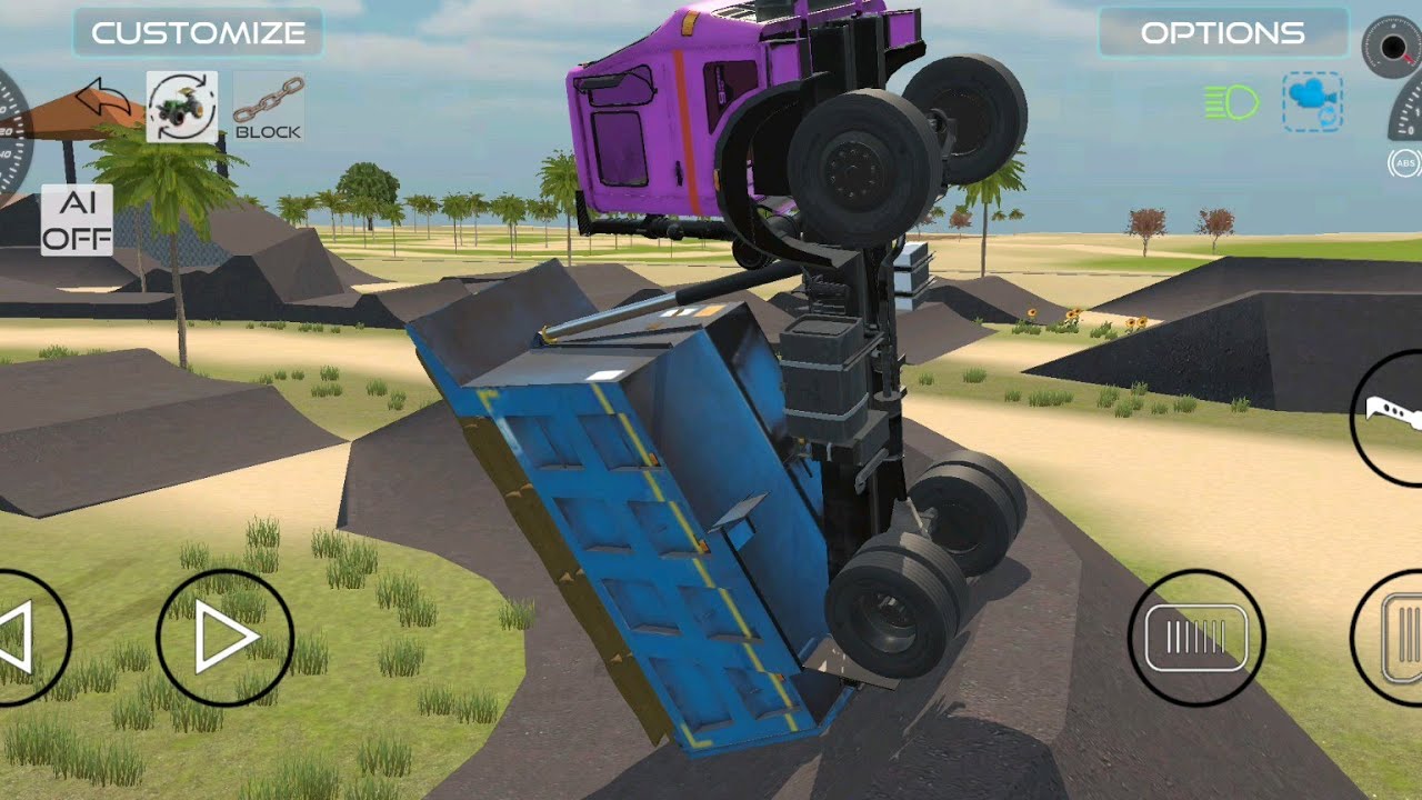 indian tractor driving 3d gem me tark palti ka gya trak ko jap kra te ...