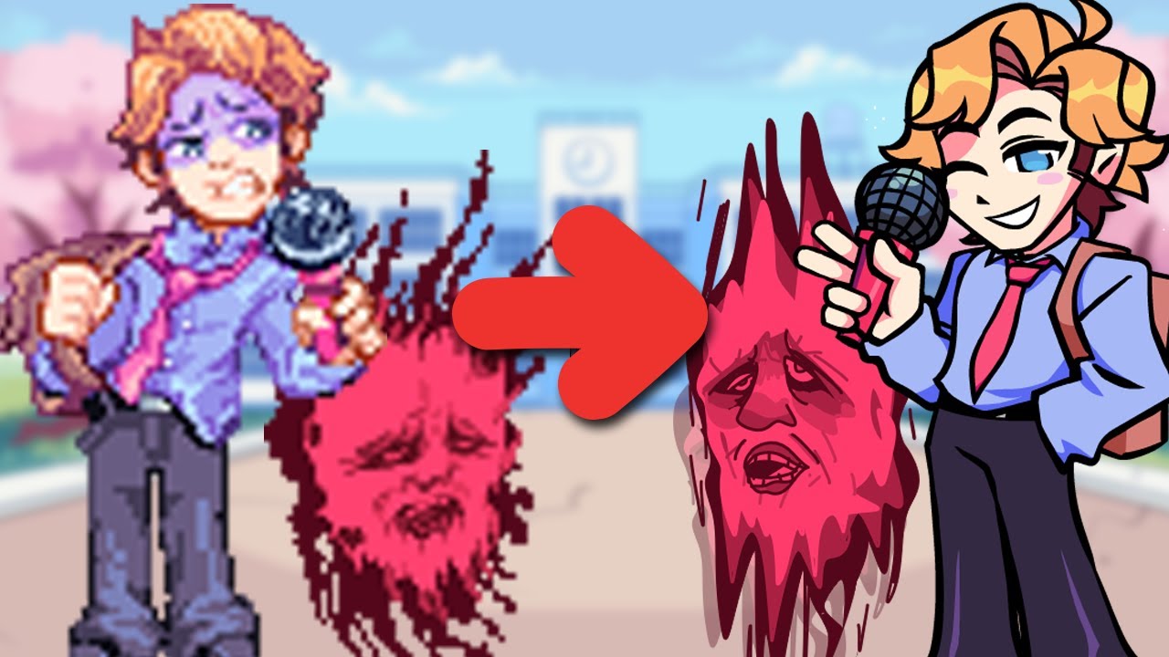 Senpai and Thorns UNPIXELIZED - Friday Night Funkin' - YouTube