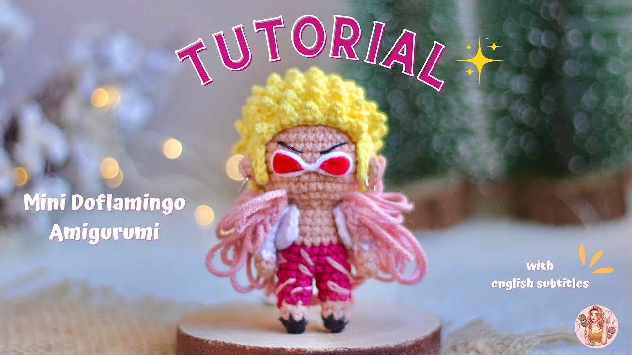 TUTORIAL MINI DOFLAMINGO AMIGURUMI - AMIGURUMIS DA VIT - YouTube