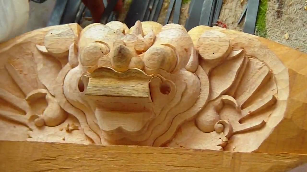 Making Wooden Mask Steps - YouTube