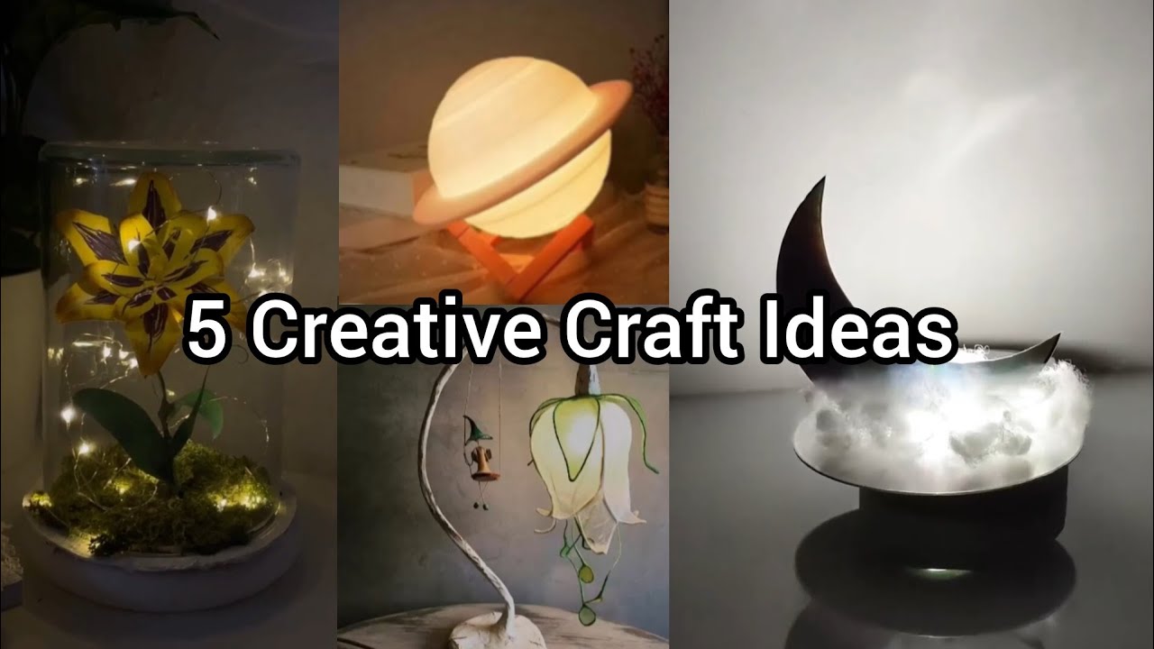 5 Creative Craft Ideas💡 #diy#craftideas#crafteraditi#toniartandcraft ...