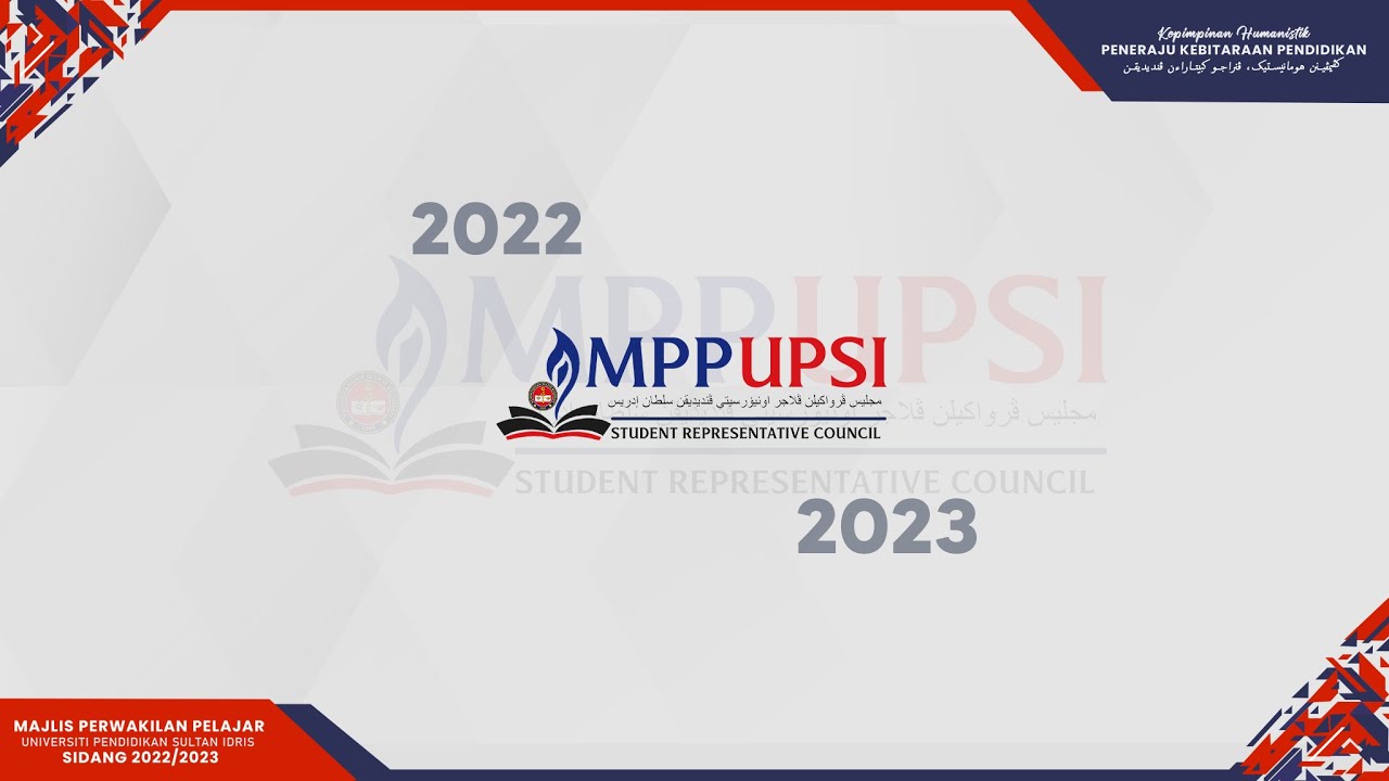 Video Korporat I Majlis Perwakilan Pelajar UPSI Sidang 2022/2023 - YouTube