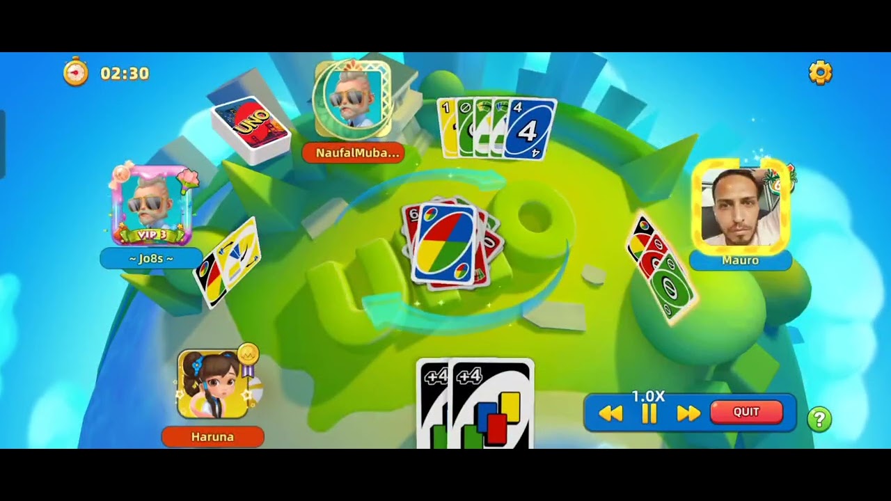 UNO Go Wild x200(Wild Weekend) win 47200 coins (Double Discard All ...