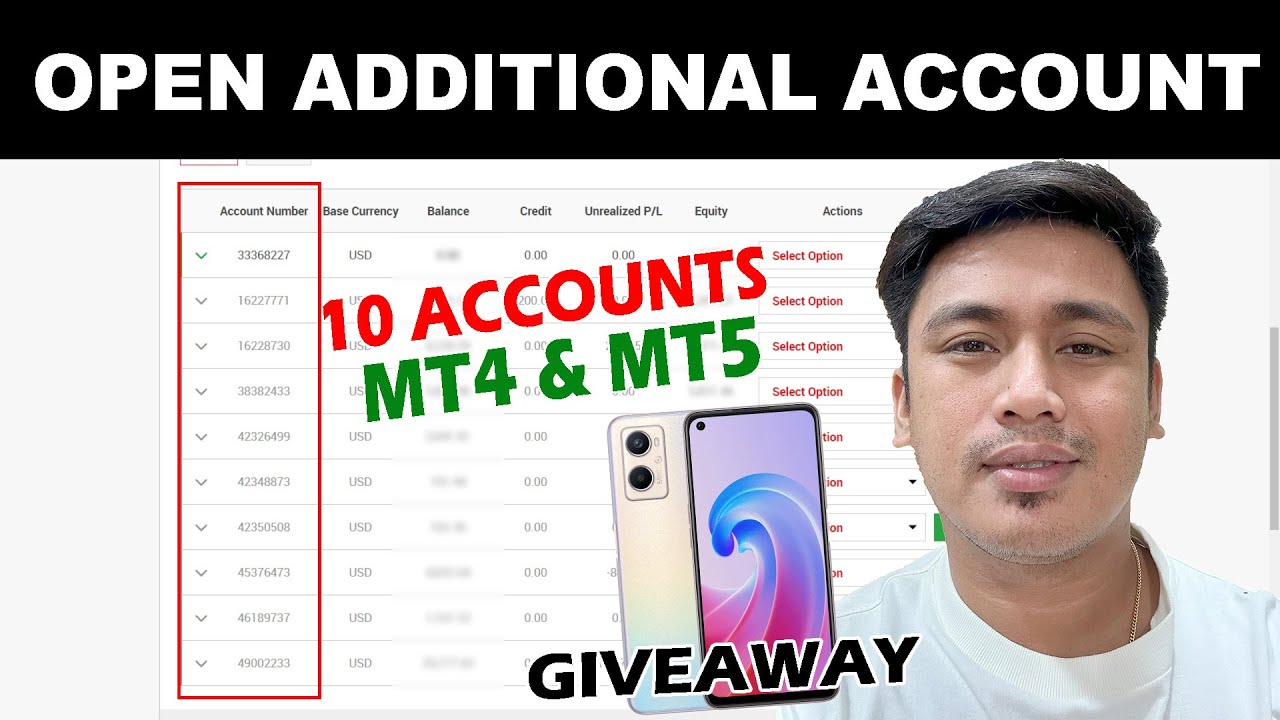 How to Open Additional Accounts in XM and Join Forex Giveaway - YouTube