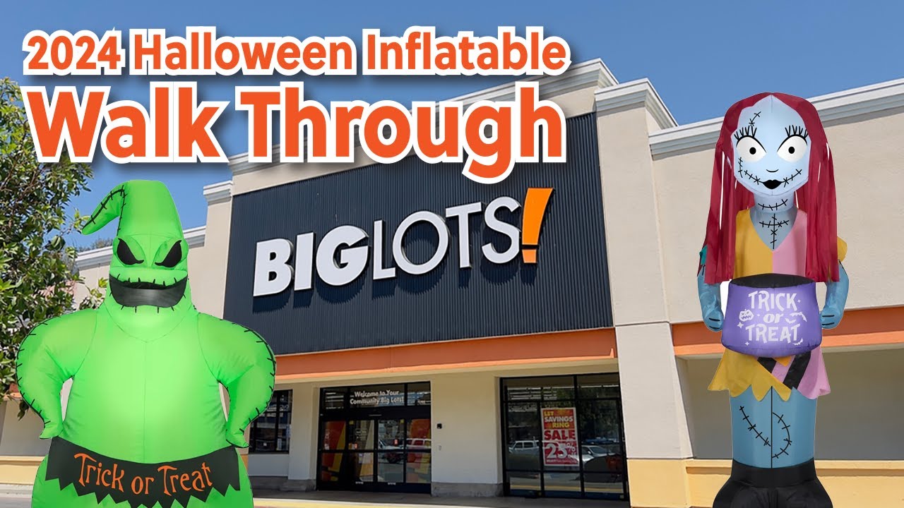 2024 Big Lots Halloween Inflatable Walk Through - YouTube