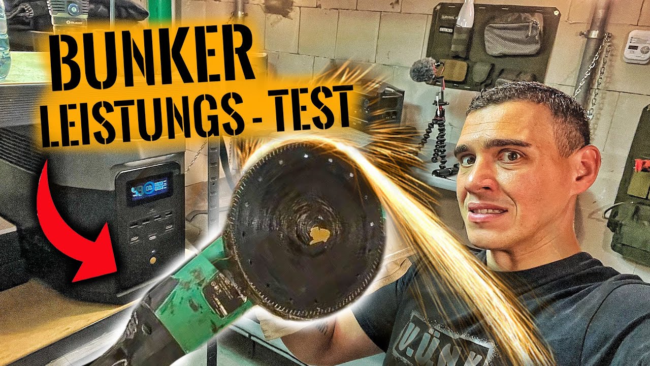 Prepper BUNKER Elektrik Power Test mit STEIN-FLEX | DELTA 2 ECOFLOW ...