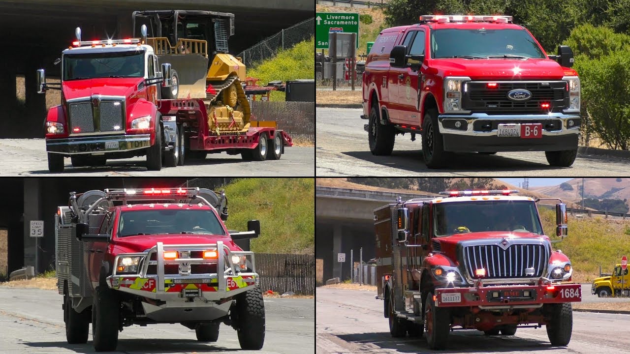 *MAJOR* Multi-Agency Vegetation Fire Response in Sunol! - YouTube