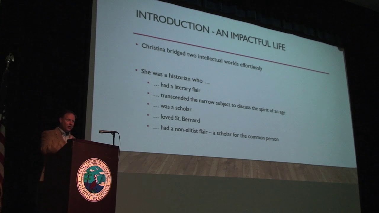 "The History of Christina Vella" by Curtis Manning (NHLS 18Mar05) - YouTube