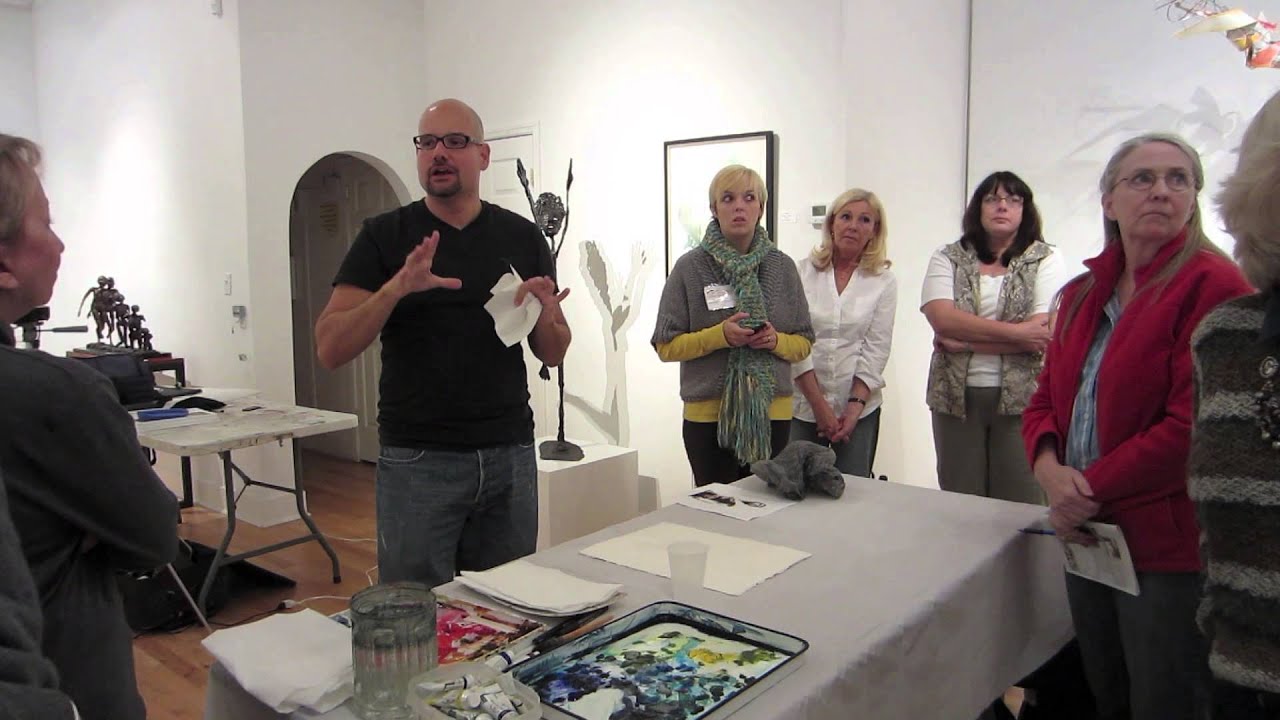 Artist John Carollo Watercolor on Paper Discussion/Demonstration - Part ...