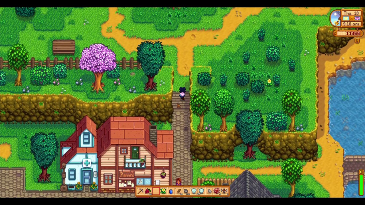 Stardew Valley 1.4 Min/Max Farming Style Day 18 - YouTube