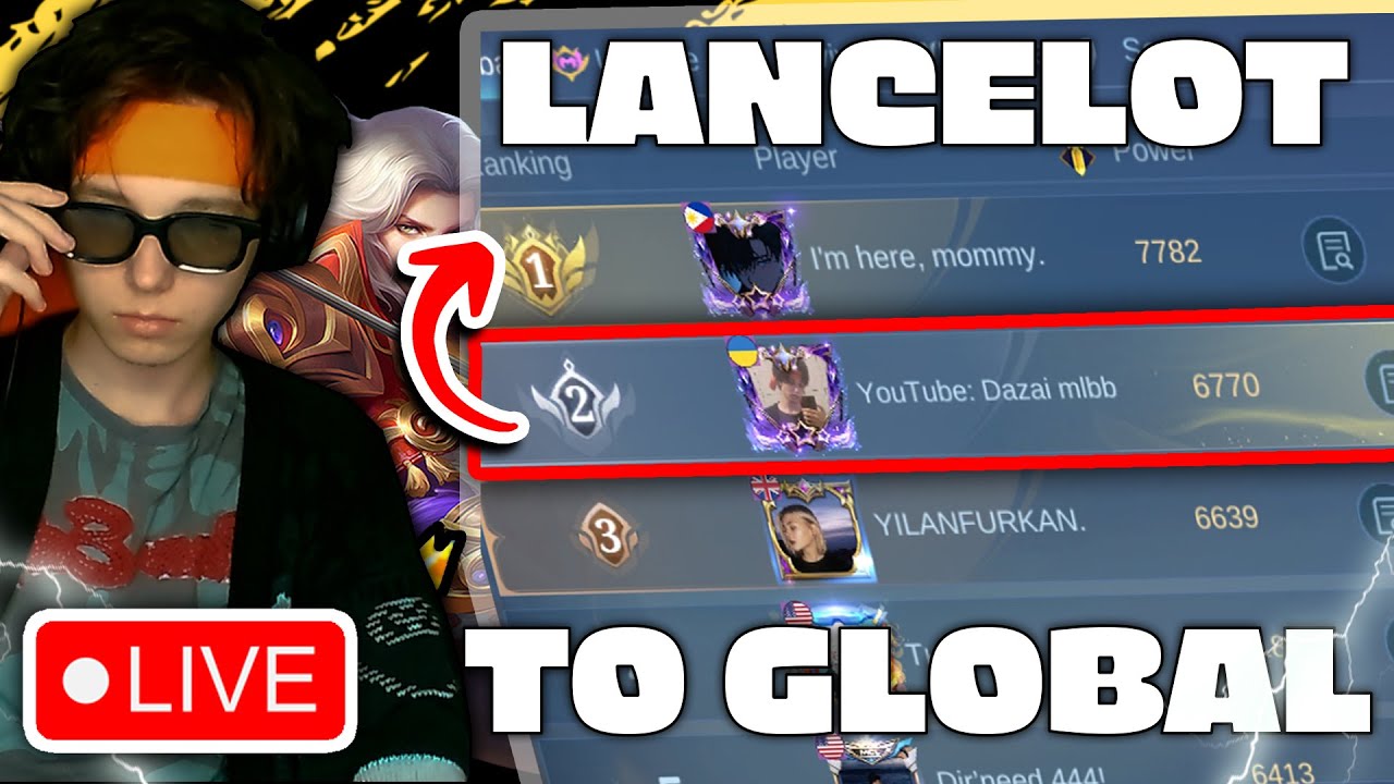 🔴Lance + emerald tournament | TOP JUNGLER | 20k+ RANKED GAMES | MOBILE ...