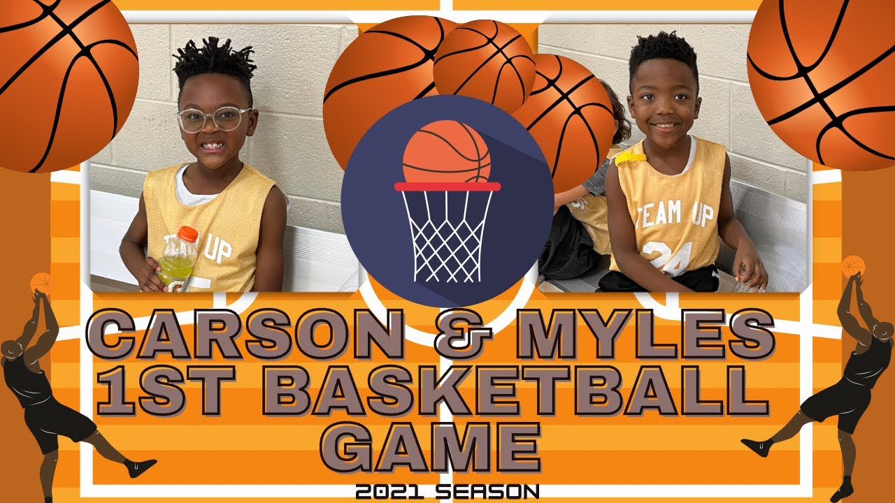 Carson & Myles 1st Basketball Game| Basketballs and Brothers| 2021 ...