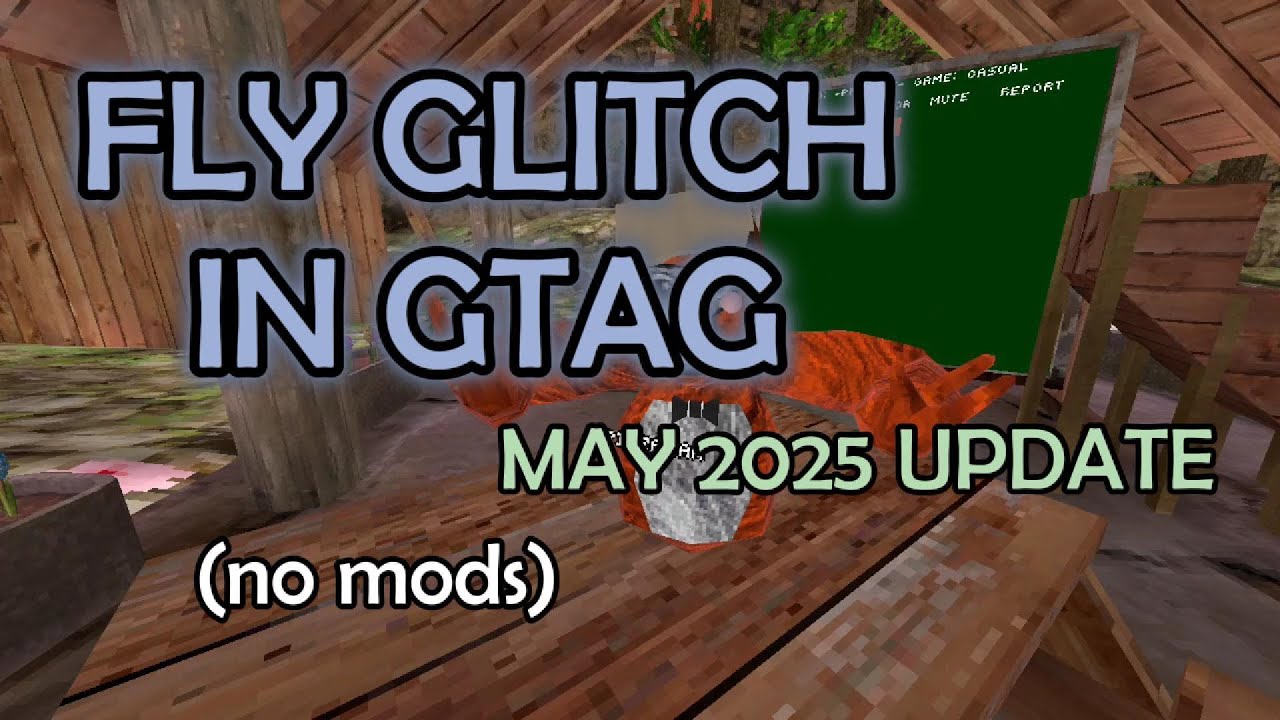 Using a glitch to fly in gorilla tag (NO MODS!) - YouTube